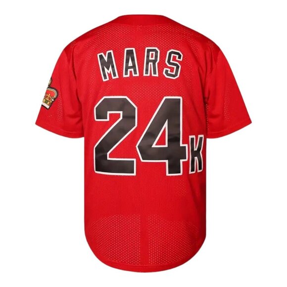 Unbranded | Shirts | Bruno Mars 24k Hooligans Baseball Jersey Magic Red ...